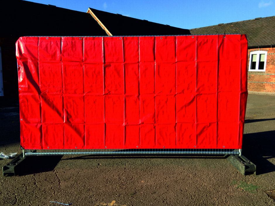 Heras Fence Tarp - Fence Tarpaulin In A Range Of Finishes To Fit ...