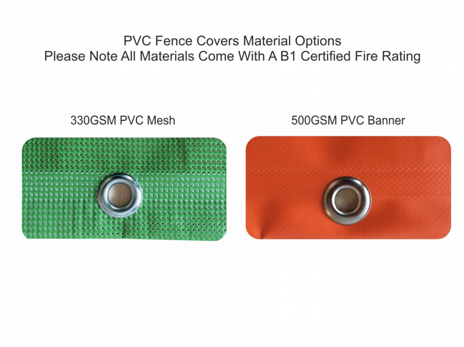 Heras Fence Covers, Printed PVC Heras Fence Banners Made To Measure
